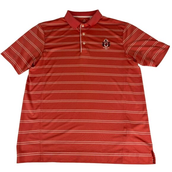 Cutter & Buck | Shirts | Cutter Buck Golf Polo Shirt Mens M Orange ...